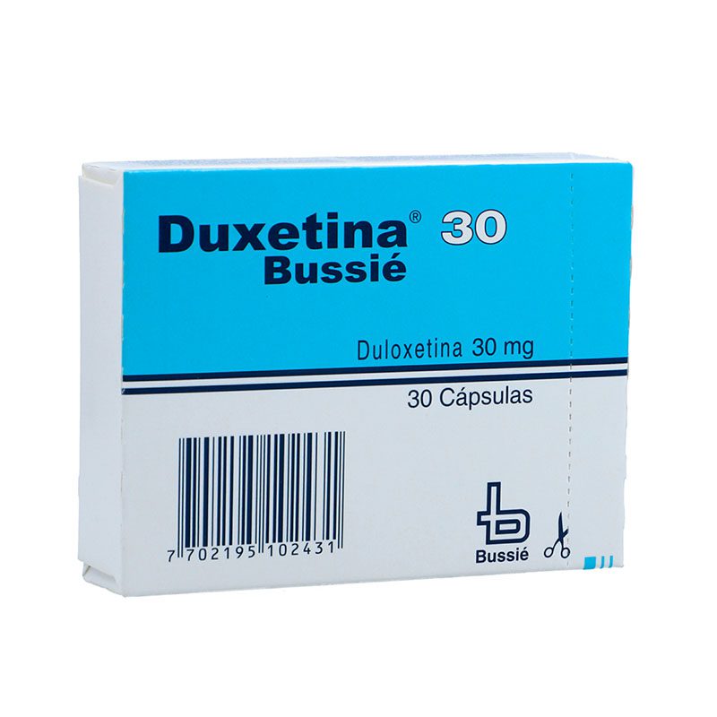 Duxetina 30 Mg 30 Cápsulas (A)(M)33381 – Droguería Nueva España