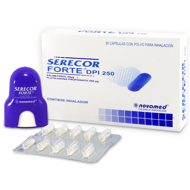Serecor Forte Dpi 250/50Mg Inhalador 30 Cápsulas – Droguería Nueva España